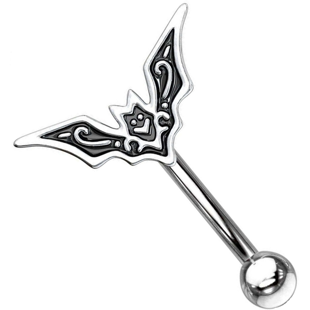Eyebrow Piercing Bat Silver – PiercingXXL