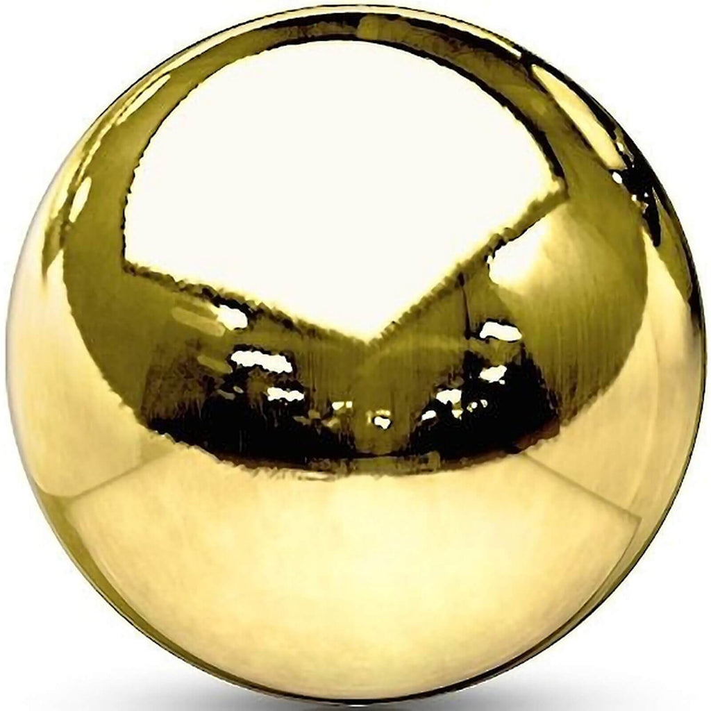 Solid Gold 14 Carat Top ball yellow gold white gold – PiercingXXL