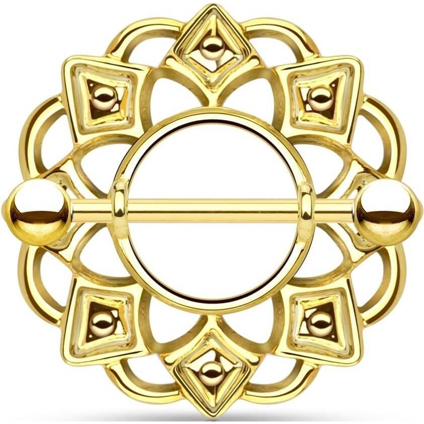 Nipple Piercing Sun Tribal – PiercingXXL