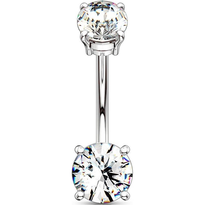 Belly Button Piercing Zirconia Internally Threaded – PiercingXXL