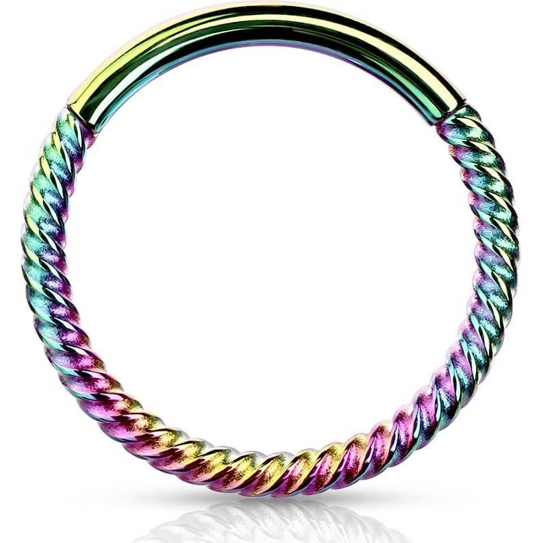 Ring Twisted Clicker – PiercingXXL