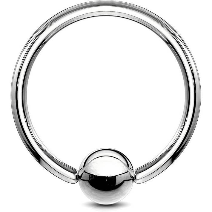 Ring Ball Silver Captive Bead – PiercingXXL