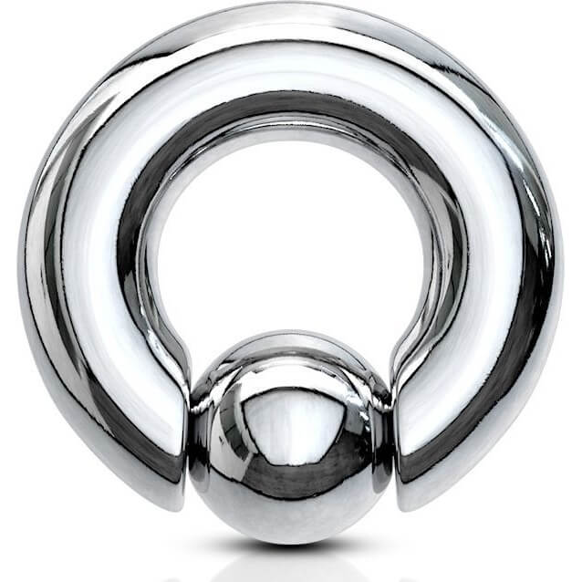 Ring Ball Silver Captive Bead – PiercingXXL