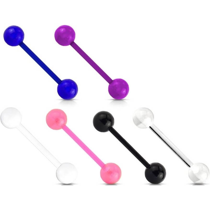 Barbell UV-reactive Acrylic Ball , 6 pieces – PiercingXXL